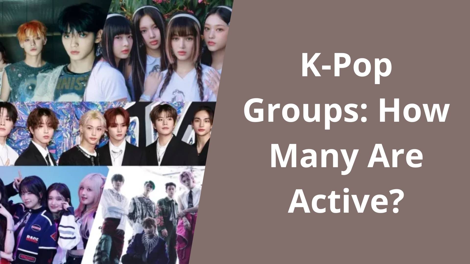 How many active K-pop groups are there in 2024? – KoreanxWear