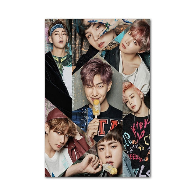 Geometric Poster BTS | KoreanxWear