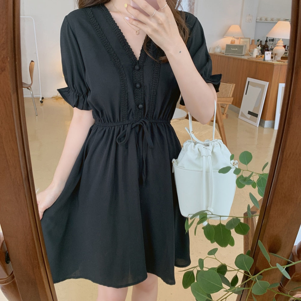 Robe Coréenne Dentelle | KoreanxWear