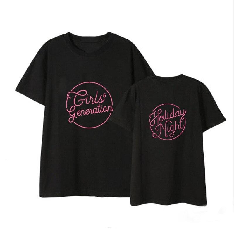 Girls Generation T-Shirt - Holiday Night | Koreanxwear – KoreanxWear