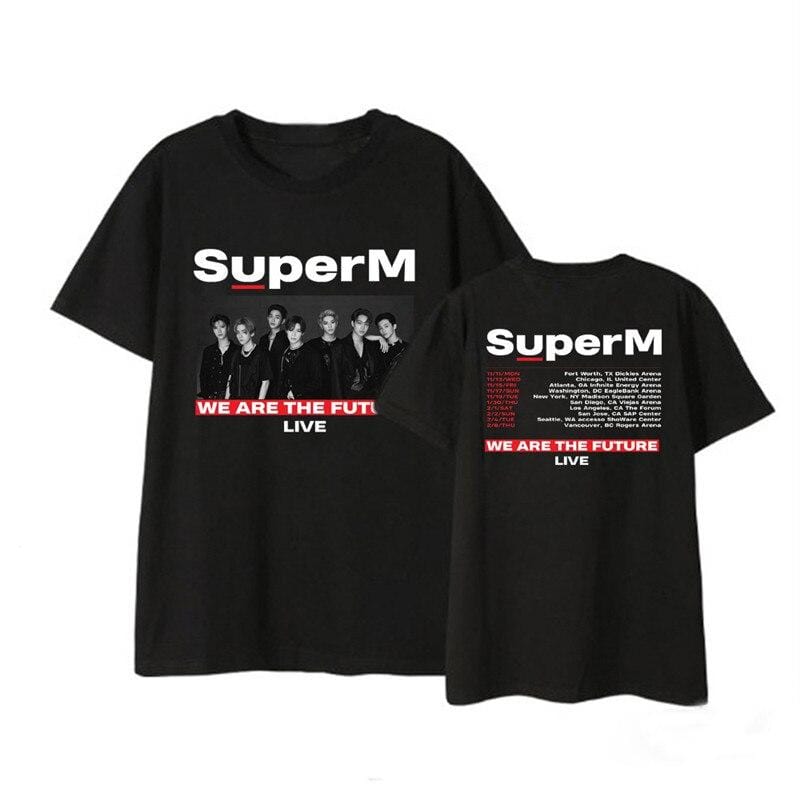 Super M T-Shirt - We Are The Future | Koreanxwear – KoreanxWear